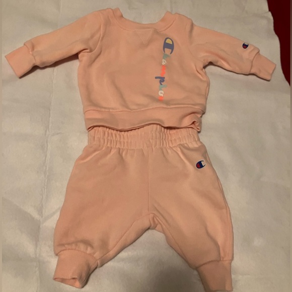 Champion | Matching Sets | Coral Colored 3 Months Champion Jogger Set ...